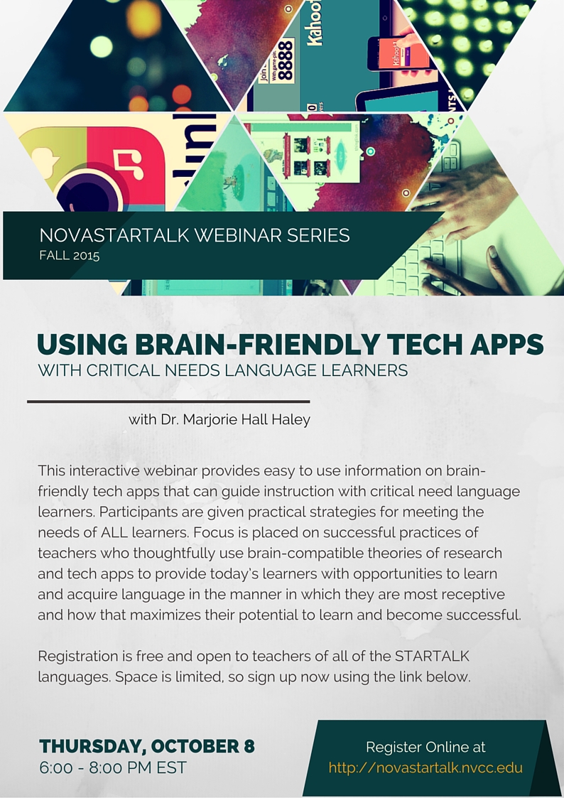 Register for Webinar on Brain-Friendly Apps - NOVASTARTALK
